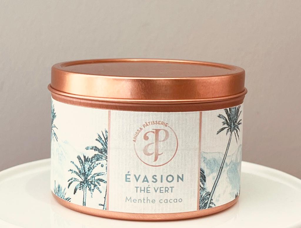 THE VERT EVASION Menthe Cacao - Anissa Patisserie